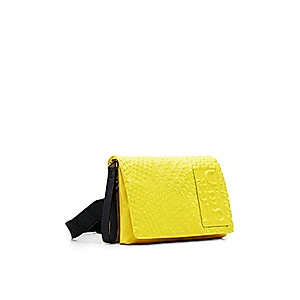 Desigual Accessories PU Across Body Bag, Yellow