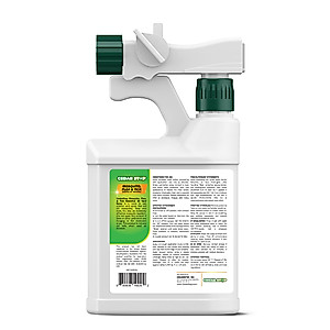 CedarStop 32 Ounce Essential Oil Yard Spray - Plant Based Flea, Tick and Mosquito Repellent Pest Control Spray Treatment and Insect Killer - Safe Around Kids, Pets, and Plants