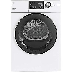 GE® 24" 4.3 Cu.Ft. Front Load Vented Electric Dryer with Stainless Steel Basket