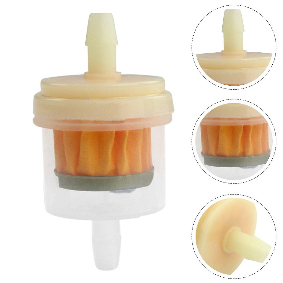 Minkissy 10pcs Microdermabrasion Filters Vacuum Microdermabrasion Filter Tube Microdermabrasion Parts (As Shown)