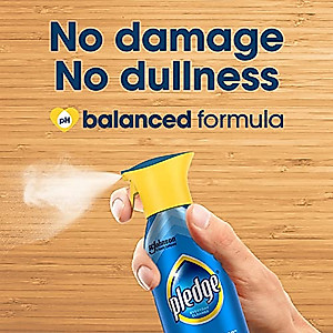 Pledge Everyday Clean Multi Surface Cleaner Spray, pH Balanced to Clean 101 Surfaces, Rainshower Scent, 9.7 oz (Pack of 1)