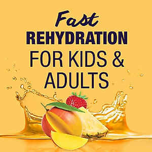 Pedialyte AdvancedCare Tropical Fruit Electrolyte Solution, 33.8 Fl Oz Bottle