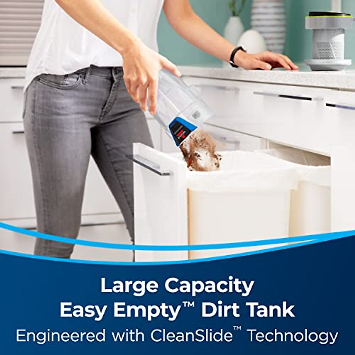 BISSELL PowerGlide Pet Slim Cordless Stick Vacuum, 3080