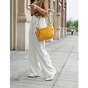 MKF Collection Crossbody Bag for Women,Vegan Leather Shoulder Bag Handbag Purse By Mia K Red