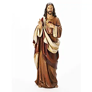 Joseph's Studio by Roman - Sacred Heart of Jesus Figure, for 18" Scale Renaissance Collection, 18" H, Resin and Stone, Religious Gift, Decoration, Collection, Durable, Long Lasting