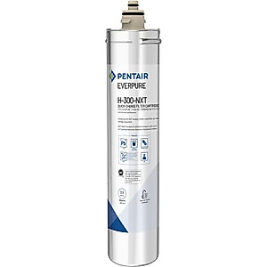 Pentair Everpure H-300-NXT Quick-Change Filter Cartridge, EV927441, For Use in Everpure H-300 Drinking Water Systems, 300 Gallon Capacity, 0.5 Micron