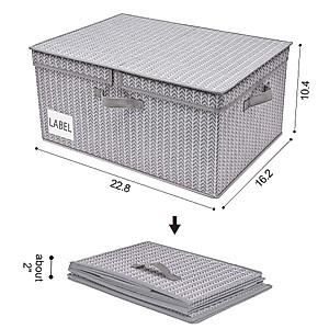GRANNY SAYS Bundle of 3-Pack Closet Storage Cubes & 1-Pack Extra Large Rectangle Storage Bin