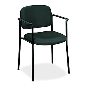 HON Scatter Guest Chair - Upholstered Stacking Chair with Arms, Office Furniture, Charcoal (HVL616)