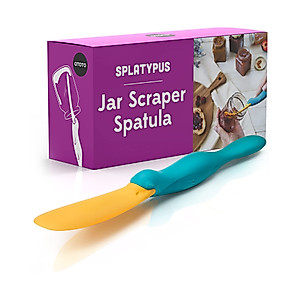 OTOTO Splatypus Jar Spatula for Scooping and Scraping - Unique Fun Cooking Kitchen Gadgets for Foodies - BPA-free & 100% Food Safe - Crepe Spreader