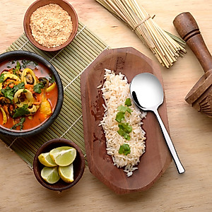 Joyeen Stainless Steel Buffet Serving Spoon, Large Serving Spoon Set of 6