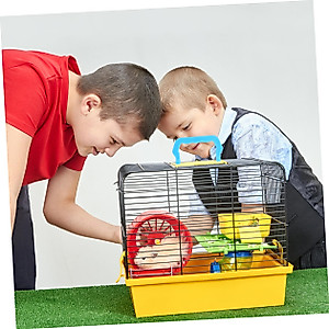 FUOYLOO 10pcs Cage Handle Bunny Cage Outdoor Cat Cage Carrier Pet Carrier Handle Outdoor Bird Cage Large Rabbit Cage Cat Enclosures for Dog Guinea Pig Plastic Travel Component