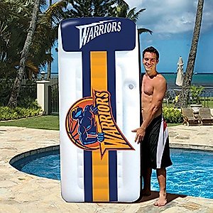 Poolmaster Golden State Warriors NBA Swimming Pool Float, Giant Mattress