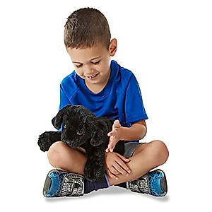 Melissa & Doug Benson Black Lab - Stuffed Animal Puppy Dog - Extra Large, Plush, Black Dog For Ages 3+