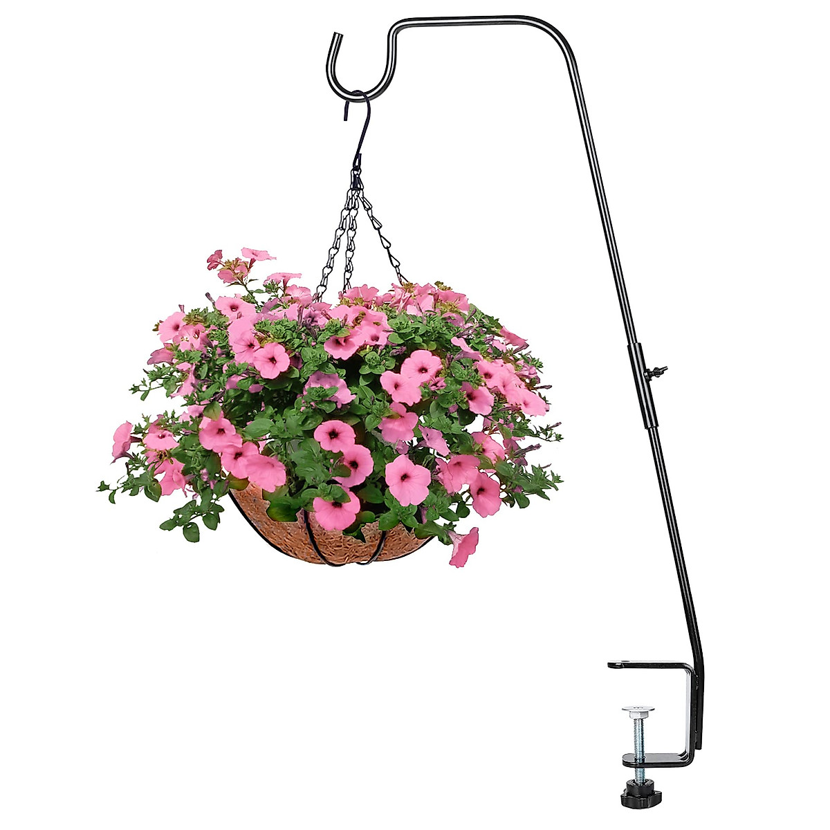 BOLITE Deck Hook, 28 Inch Bird Feeder Hanger for Hummingbird Feeders, Planters, Lanterns, Wind Chimes, Holiday Decorations and More, Heavy Duty