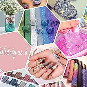 24 Colors Glitter Set, Fine Glitter for Resin, Arts and Craft Supplies Glitter, Festival Glitter Powder Makeup Glitter, Cosmetic Glitter for Body Nail Face Hair Eyeshadow Lip Gloss Making