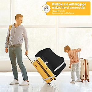 ZHSX Car Seat Travel Bag, Infant Seat Travel Backpack with Padded and Adjustable Shoulder Strap, Large Waterproof Carseat Carrier Bag/Dust-proof Carseat Travel Cover(Grey)