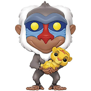 Disney: The Lion King - Rafiki with Simba Funko Pop! Vinyl Figure (Bundled with Compatible Box Protector Case), Multicolored, 3.75 inches