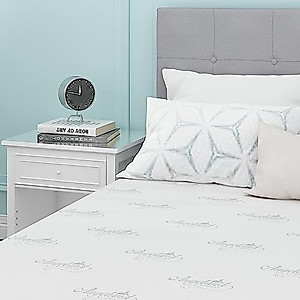 Furinno Angeland Luxury III Gel Infused Memory Foam Mattress/CertiPUR-US Certified/Pressure Relieving/Hypoallergenic, 12-Inch, Twin, White