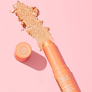 TULA Skin Care Glow Hour Brightening & Neutralizing Eye Balm | Dark Circle Under Eye Treatment, Instantly Hydrate and Brighten Undereye Area, Portable and Perfect to Use On-the-go | 0.14 oz.