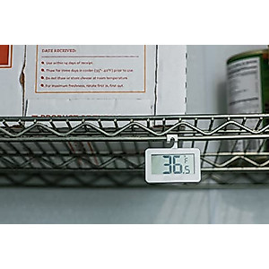 San Jamar THDGRF Digital Refrigerator/Freezer Thermometer
