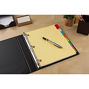 Avery Big Tab Insertable Dividers, Buff Paper, 8 Multicolor Tabs, 1 Set (23284)