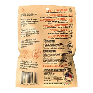 Shower Candy Natural Conditioner Bar for Normal Hair | Scent: Pineapple Mango Milk