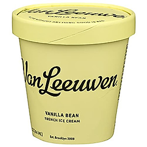Van Leeuwen Premium Vanilla Bean French Ice Cream, 14 oz (Frozen)