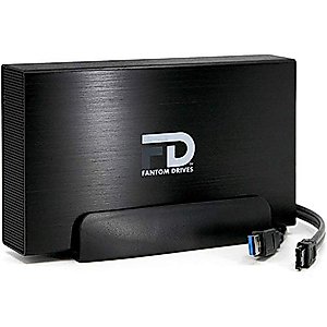 FD 8TB DVR Expander External Hard Drive - USB 3.0 & eSATA (Comes with Both USB and eSATA Cable) - Supports DirecTv, Black (DVR8KEUB) by Fantom Drives