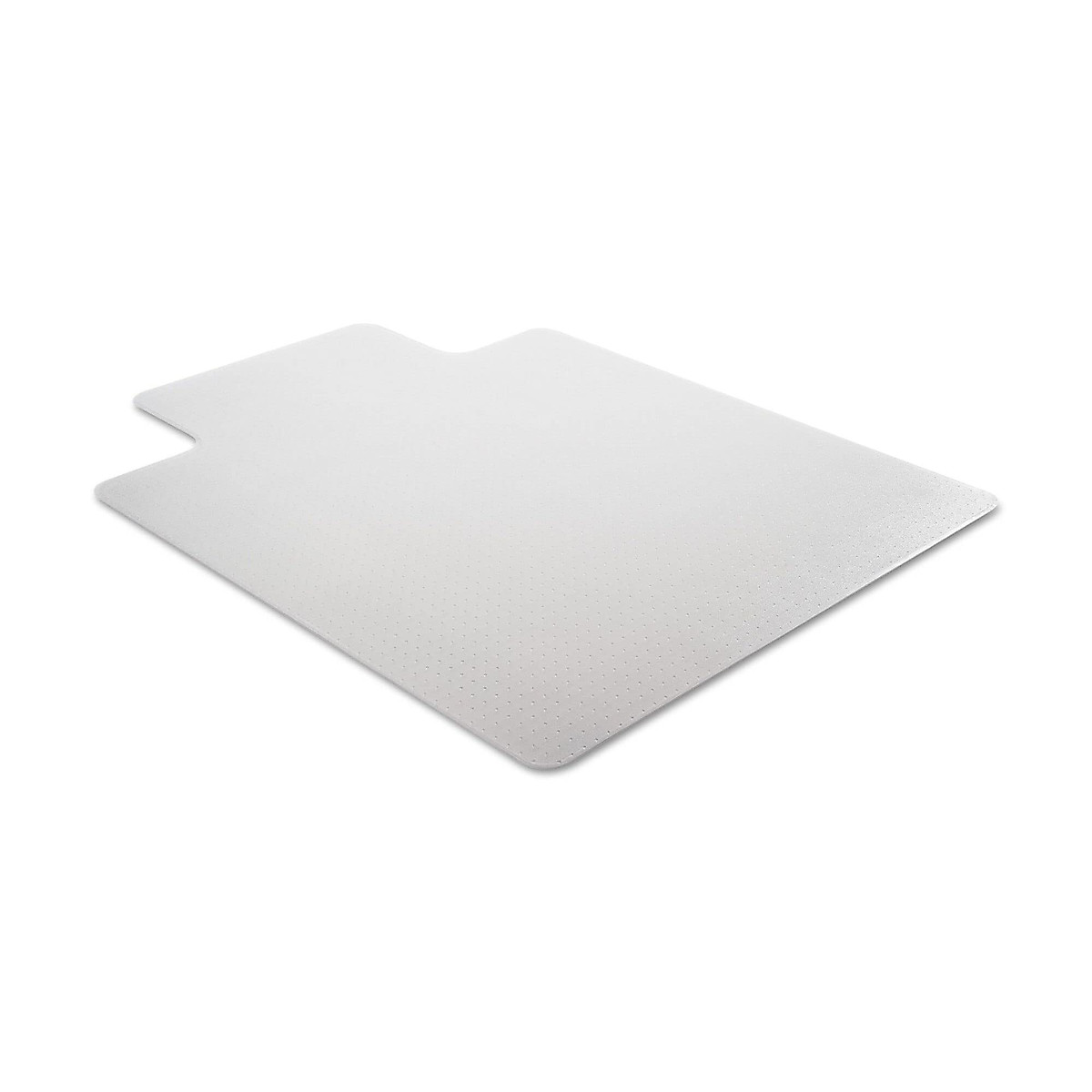 Universal Cleated Chair Mat for Low and Medium Pile Carpet 36 x 48 Clear