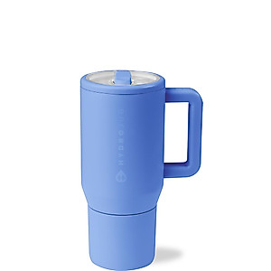 Light Blue 20oz Traveler + Replacement Straws