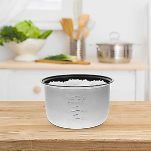 1pc Cooker Inner Pot Rice Cooker inside Pot Non Stick Pressure Cooker Pot Baking Cake Pot Mold Cooking Pots Rice Cooker Inner Pot for Home Kitchen