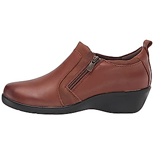 Propét Women's Wendy Dress Shoes, Chestnut, 9 X-Wide US