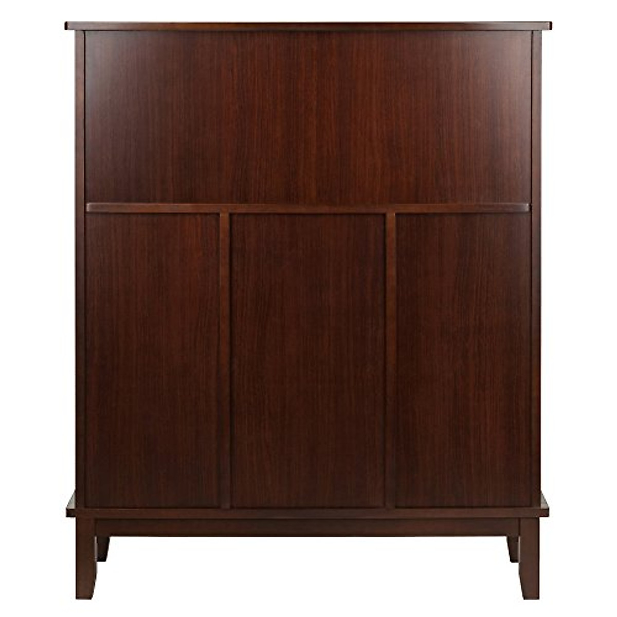 Winsome Beynac Bar Cappuccino Wine Cabinet