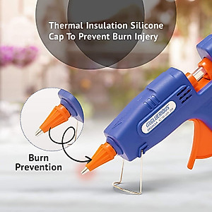 Gluerious Full Size Hot Glue Gun Kit, 60W/100W Dual Temp Glue Gun with 15 Large Hot Glue Sticks for Crafts, DIY, & Industrial Heavy duty.