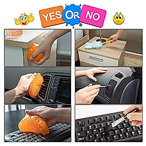 ASFSKY Cleaning Gel for Car Detailing to Get Up The Dust and Smaller Particles Universal Cleaning Putty for Electronics to Clean Out The Little Nooks Crannies Dust Cleaning Mud