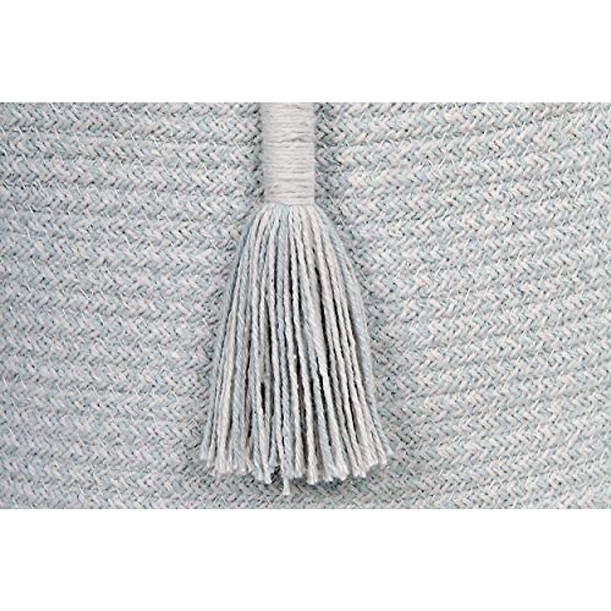 Lorena Canals Basket Woody Pearl Blue - Pearl Blue - Baskets - 9" x Ø 9" - 97% Cotton, 3% Other Fibres