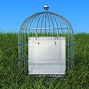 Ipetboom Bath Tray Bath Tray Clear Container Clear Tub Bird Bath for Cage Clear Acrylic Bird Bathtub Parrot Parakeets Shower No Bird Feeder for Cage Bathtub Box Small Bird Parrot Food Tray Food Tray