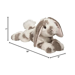 Douglas Ramsey Gray Spotted Bunny Rabbit Plush Stuffed Animal