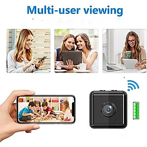 Wireless WiFi Security Camera Home Indoor Outdoor Camera House Cam 1080P Car Camaras Smart Home Camera Baby for Hous Home Office Outdoor Camera Mobile APP Remote Security Camera No Need Wifi Camera
