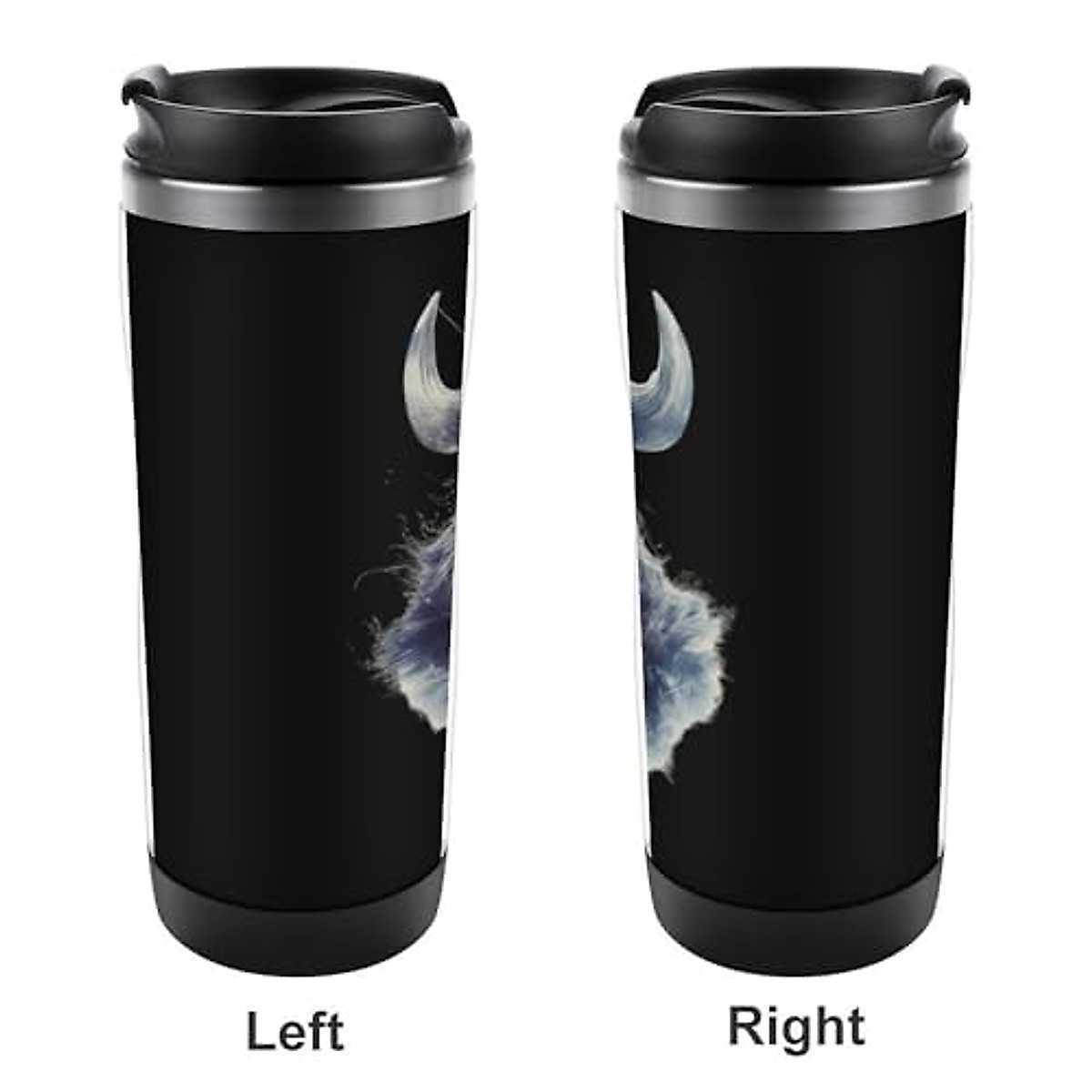 Valhalla-Viking Norse Mythology God Travel Coffee Mug Reusable Insulated Drinking Cup with Lid for Home Outdoor Works 13 Oz