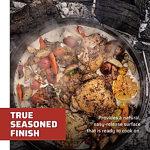 9 1/3 Qt Seasoned Cast Iron Camp Oven