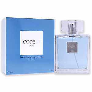 Karen Low Code 37 Eau De Toilette Spray for Men, Citrus-Aromatic-Woody Fragnance 3.4 Fl Oz (Pack of 1)