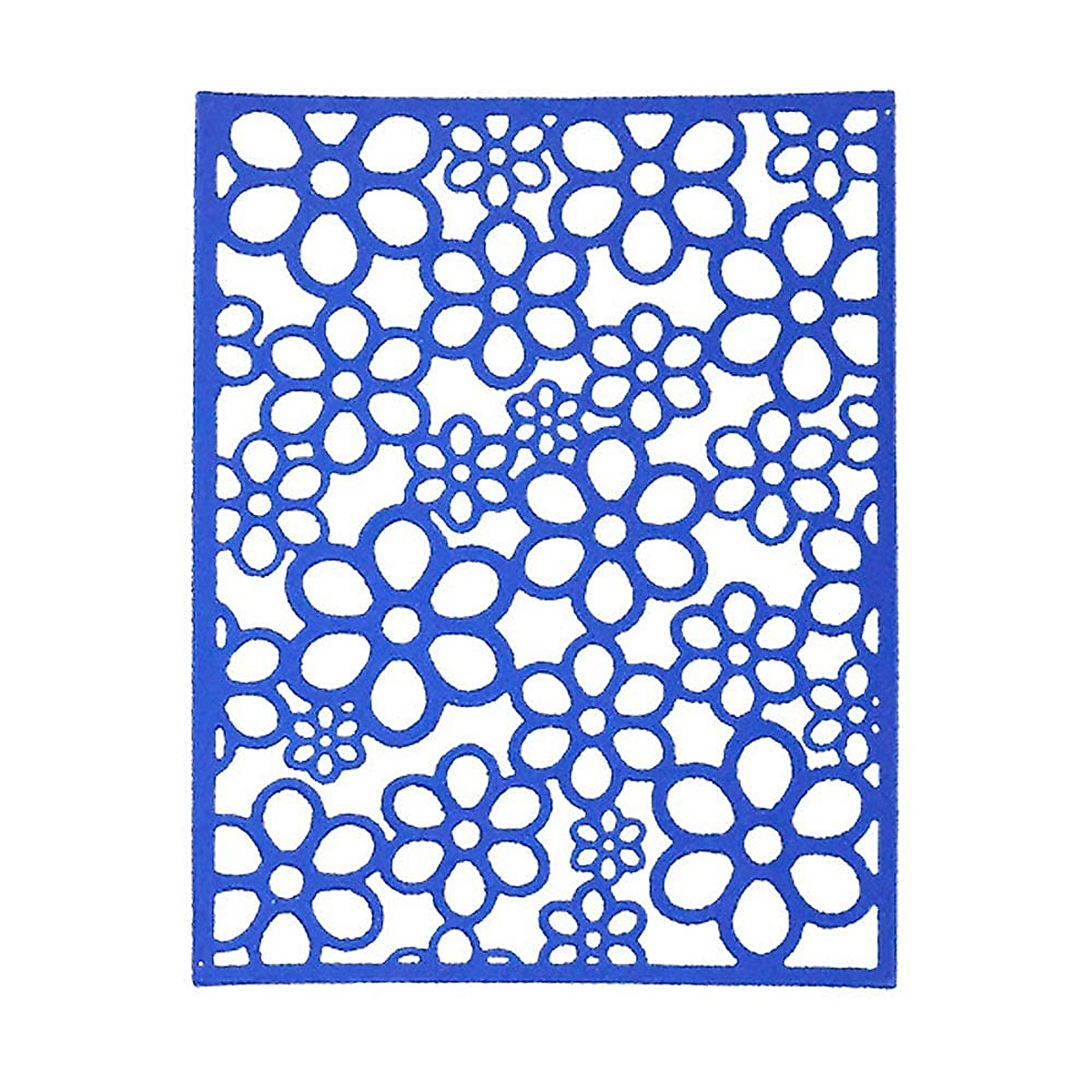 Small Flower Frame Background Cutting Dies Stencil Metal Template Molds, Embossing Tool Flower Die Cuts for Card Making Album Paper Scrapbooking DIY Décor Dies Craft