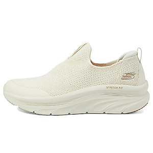 SKECHERS Women's Martha Stewart D'LUX Walker-Eclipse Sneaker, Off White, 7