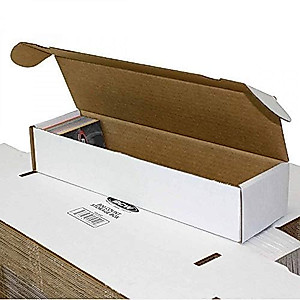 BCW 800 Count Trading Card Storage Box | Cardboard Organizer for Baseball, Basketball, Football Cards, MTG, Pokemon | Card Game Storage & Protection | Card Storage Box | Assembly Required