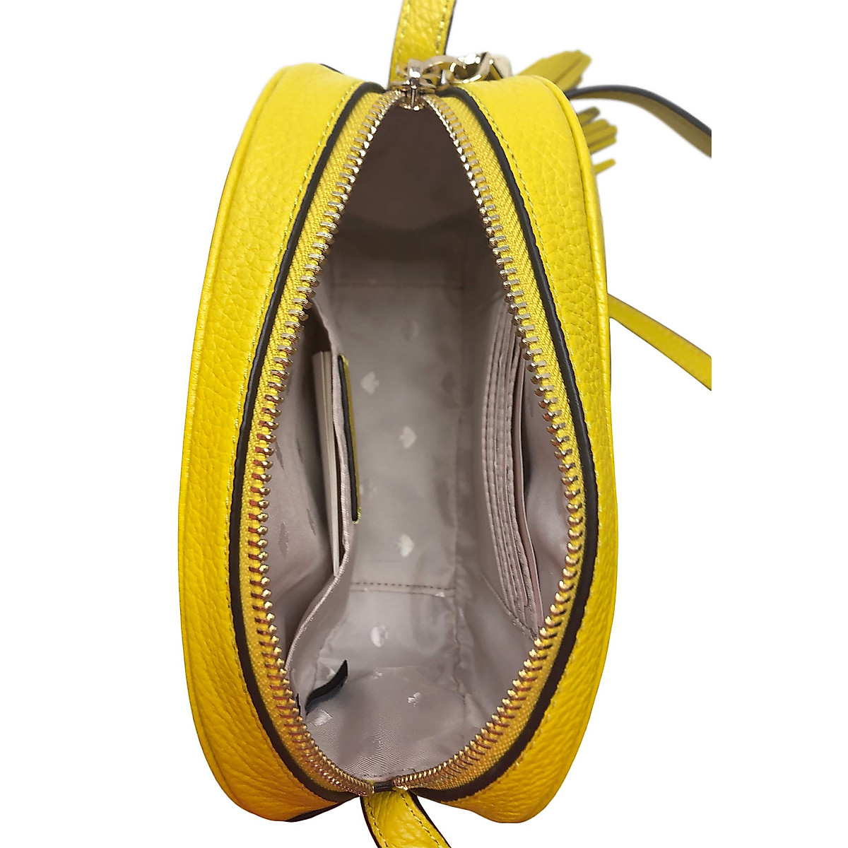 kate spade new york Leather Kourtney Camera Crossbody Shoulder Bag, Chartreuse