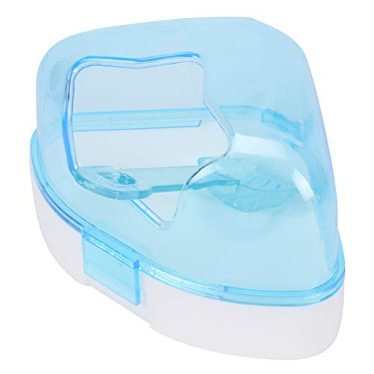 Scicalife Pet Hamster Sand Bathroom, Hamster Sand Bath Container, Large in Blue Plastic Sand Bath Container with Scoop Hamster Sandbox for Hamster Small Pet