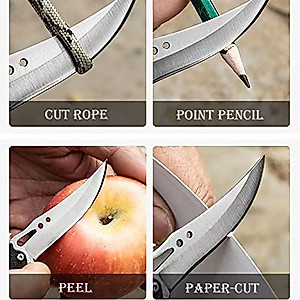 FEIZII Small Folding Knife Tactical Knife Outdoor Lifesaving Pocket Knife Convenient for Daily Carrying (12PACK)