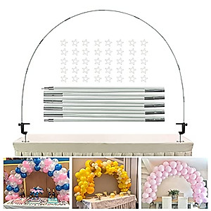 YALLOVE Table Balloon Arch Kit, 12FT Balloon Garland Stand for Party Decoration