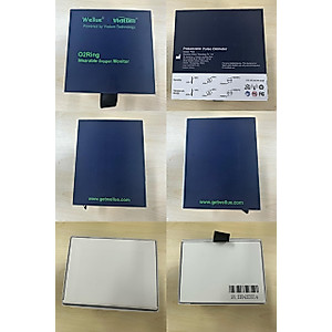 Wellue O2Ring Oxygen Monitor with Vibration Reminder -Bluetooth O2 Pulse Oximeter Rechargeable, Continuous Recording of SpO2 & PR, Blood Oxygen Saturation Tracker with Free APP & PC Reports